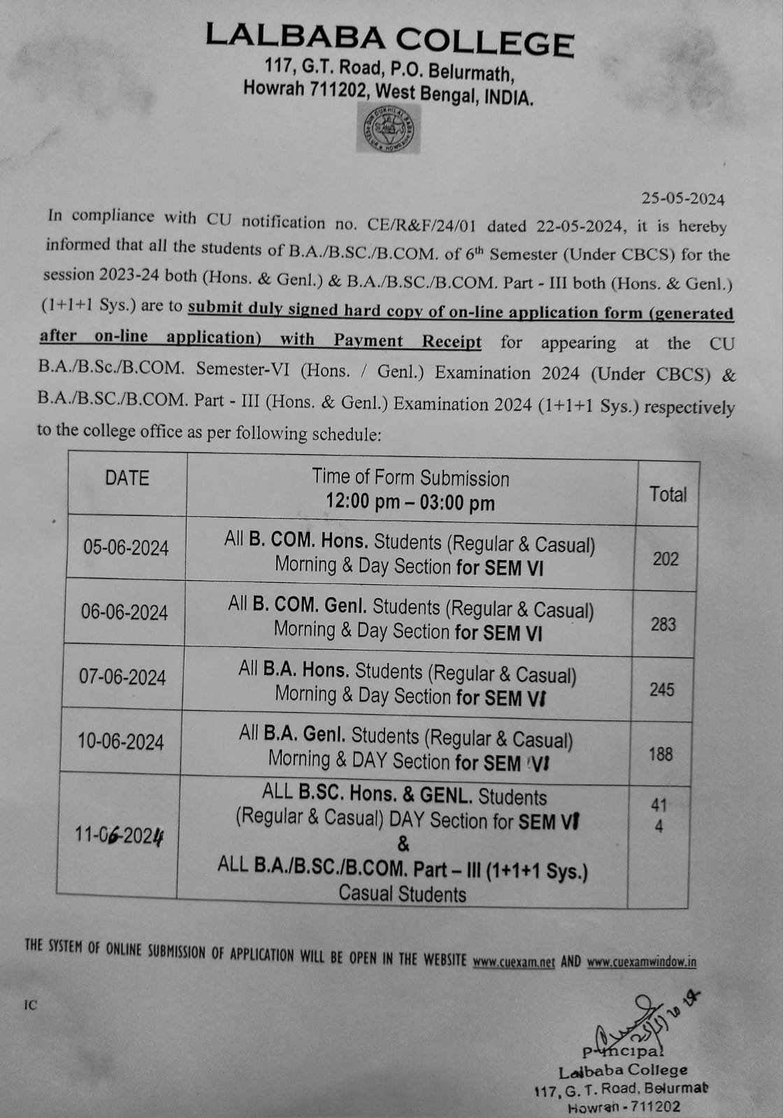 LALBABA College Official Website