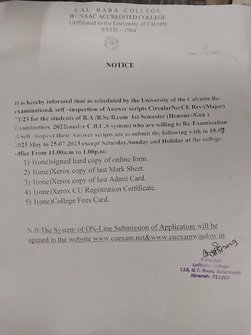 LALBABA College Official Website